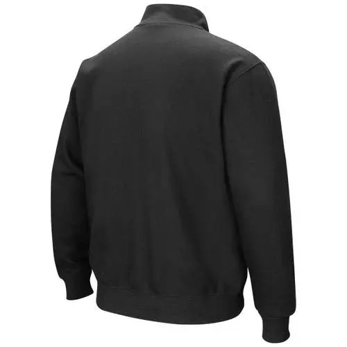 COLOSSEUM Coastal Carolina Chanticleers Tortugas Quarter-zip Sweatshirt - Black