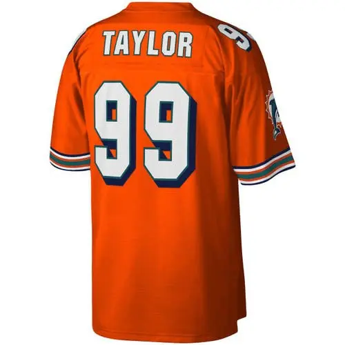 Mitchell & Ness Jason Taylor Miami Dolphins Big & Tall 2004 Retired Player Replica Jersey