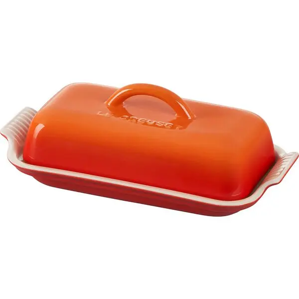 LE CREUSET Heritage Butter Dish - Flame