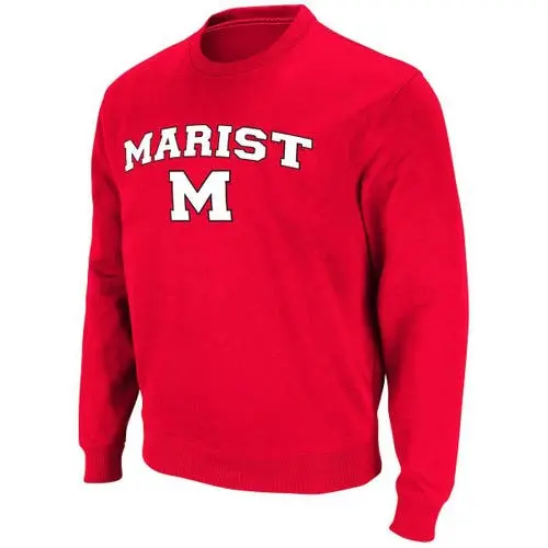 COLOSSEUM Marist Foxes Arch Over Logo Pullover Sweatshirt