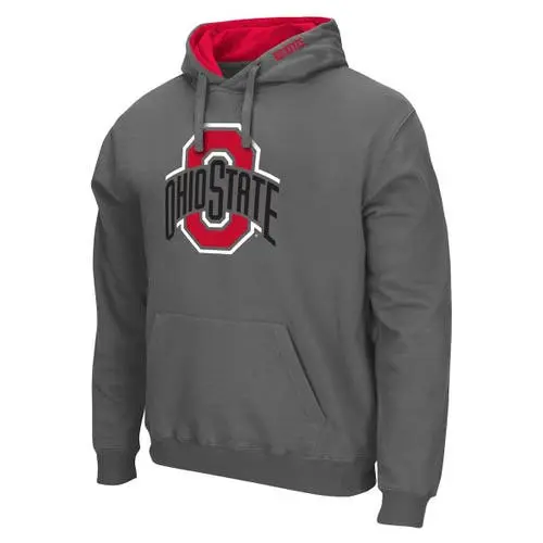 COLOSSEUM Ohio State Buckeyes Arch & Logo 3.0 Pullover Hoodie