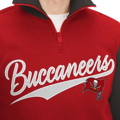Tommy Hilfiger Tampa Bay Buccaneers Aiden Quarter-zip Sweatshirt