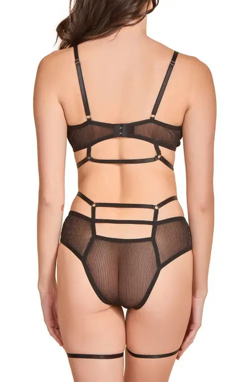 HAUTY Strappy Stripe Bra