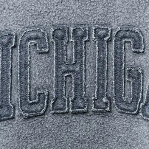 PRESSBOX Michigan Wolverines Ponchoville Pullover Sweatshirt