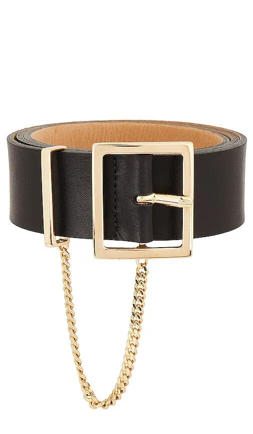 Streets Ahead Eleanor Belt In Black & Gold - 65% Off 