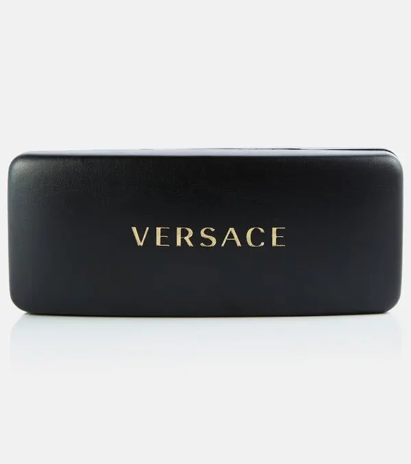 Versace Embellished Round Frame Sunglasses - Pink