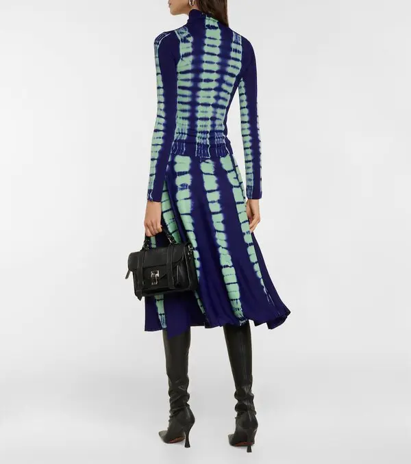 Proenza Schouler Tie-dye Turtleneck Top