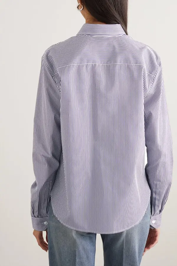 Saint Laurent Striped Cotton-poplin Shirt