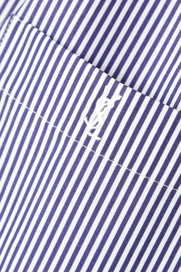 Saint Laurent Striped Cotton-poplin Shirt