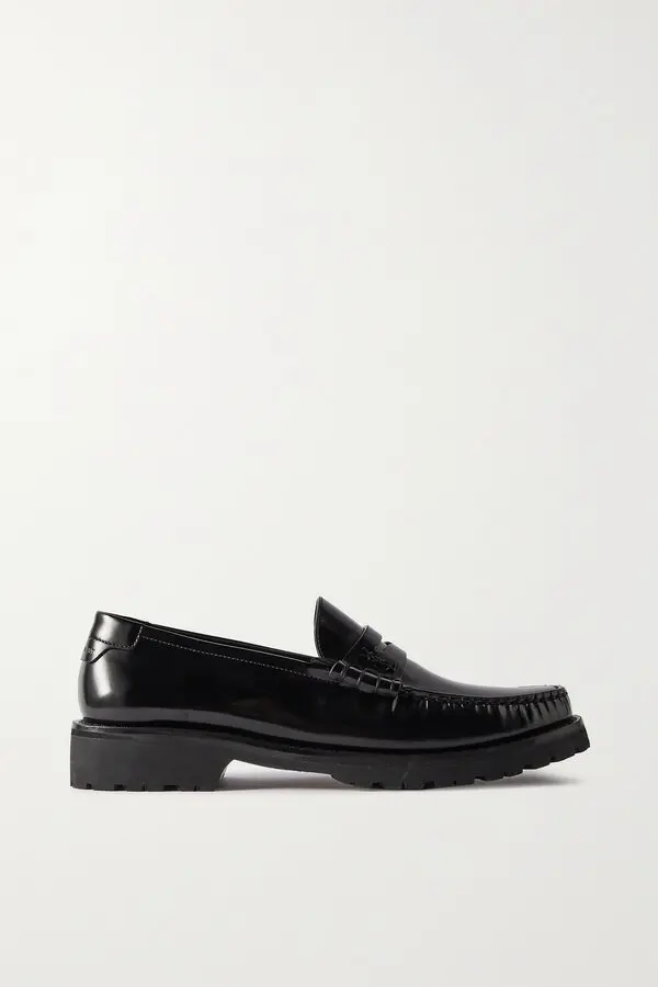 Saint Laurent Le Loafer Leather Loafers