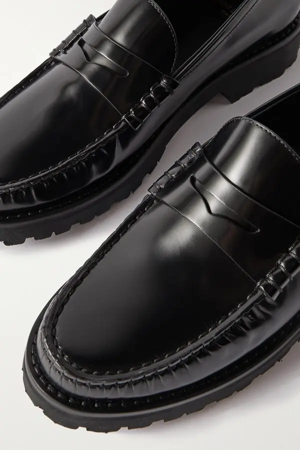 Saint Laurent Le Loafer Leather Loafers