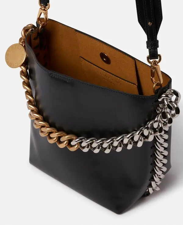 Stella McCartney Frayme Bucket Bag - Black