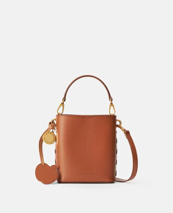 Stella McCartney Frayme Bucket Bag - Tan Brown