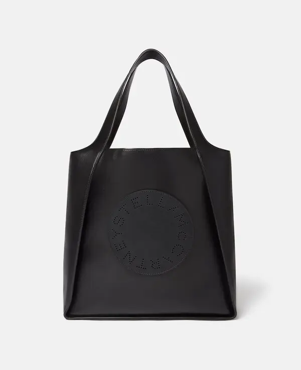 Stella McCartney Stella Logo Square Tote - Black
