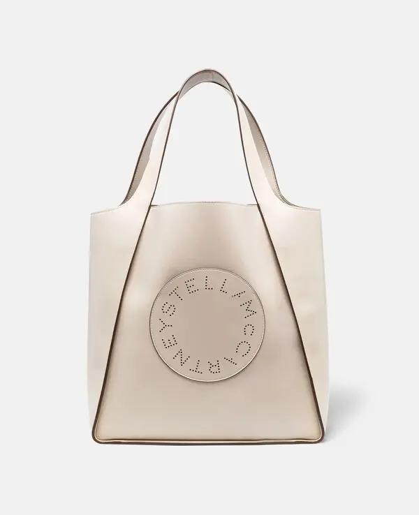 Stella McCartney Stella Logo Square Tote - Pure White