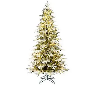 VICKERMAN 9' X 57' Flocked Kamas Fraiser 1700 L Ed Lights - One-color