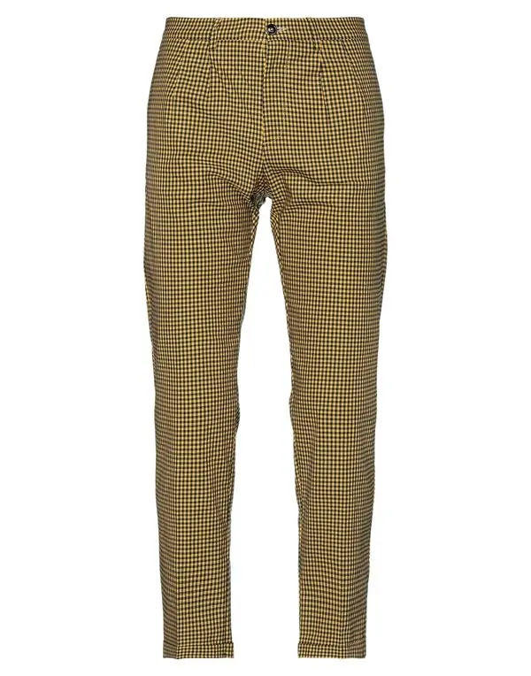 + PEOPLE People Pants Size Cotton, Polyamide, Elastane - Yellow