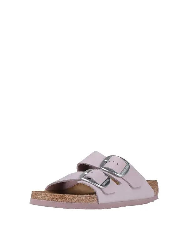 BIRKENSTOCK Sandals In Soft Leather - Purple