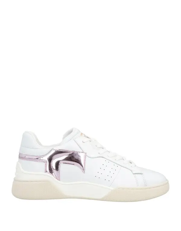 TOD'S Leather Low-top Sneakers - White