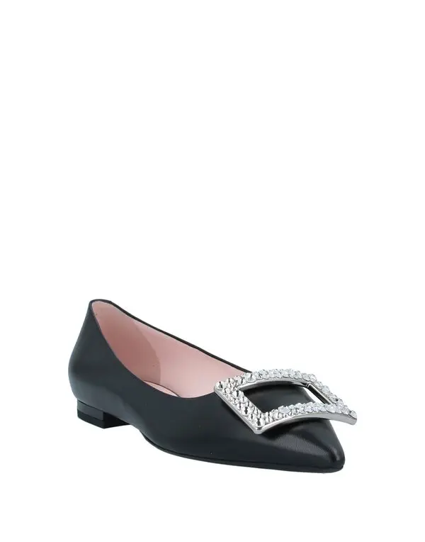 ROGER VIVIER Soft Leather Ballet Flats