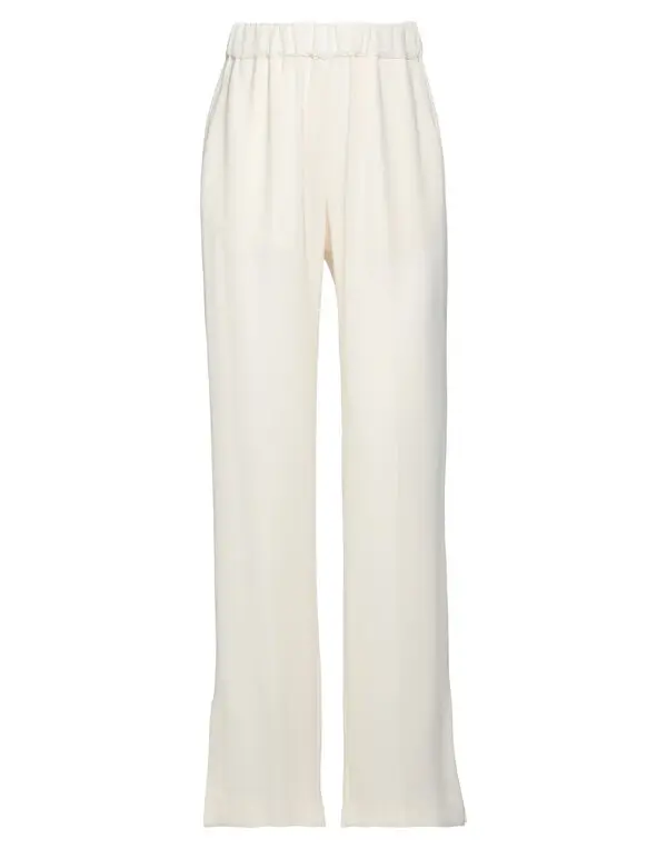 SEMICOUTURE Wide Leg Pants - Beige