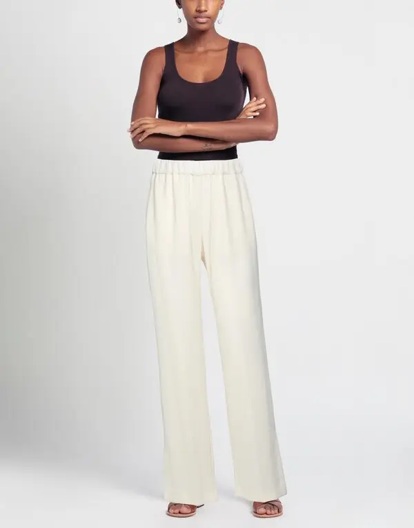 SEMICOUTURE Wide Leg Pants - Beige