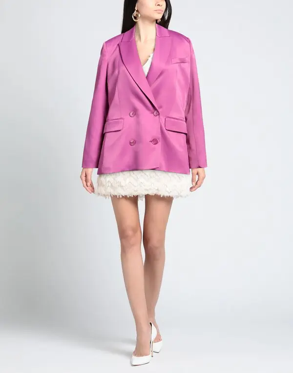 Patrizia Pepe Double-breasted Blazer - Pink