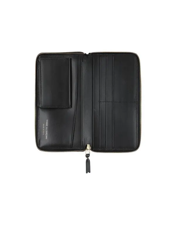 Comme Des Garçons Wallet Bovine Leather - Black