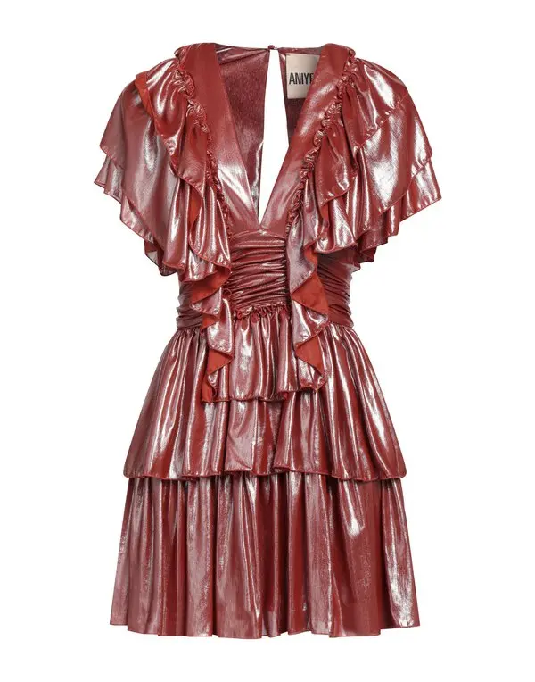 ANIYE BY Mini Trapeze Dress - Red