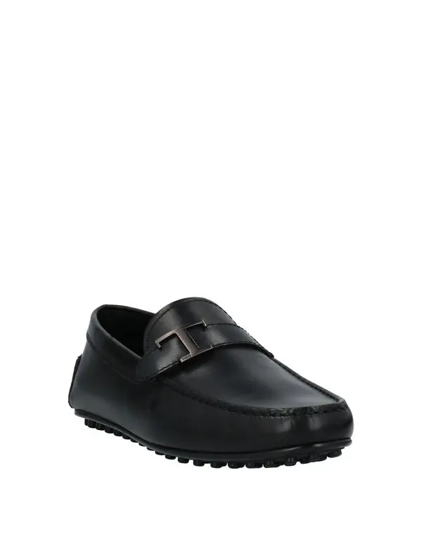 TOD'S Loafers In Leather With Metal Detailing