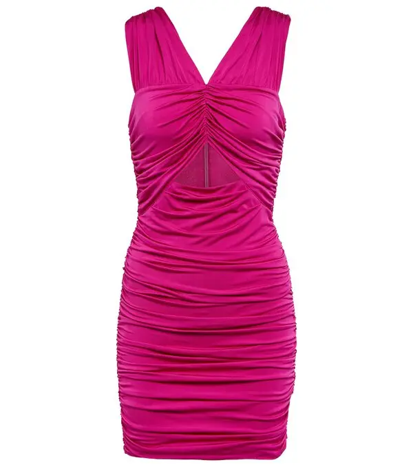 LoveShackFancy Bayana Ruched Minidress
