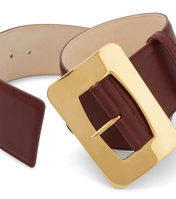 Altuzarra Leather Belt In Brown - 30% Off | Editorialist display picture 1