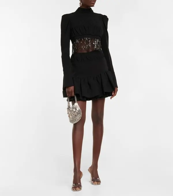Rabanne Embellished Crop Top