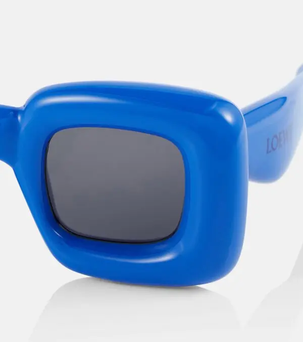 Loewe Inflated Square Sunglasses In Blue - 30% Off | Editorialist
