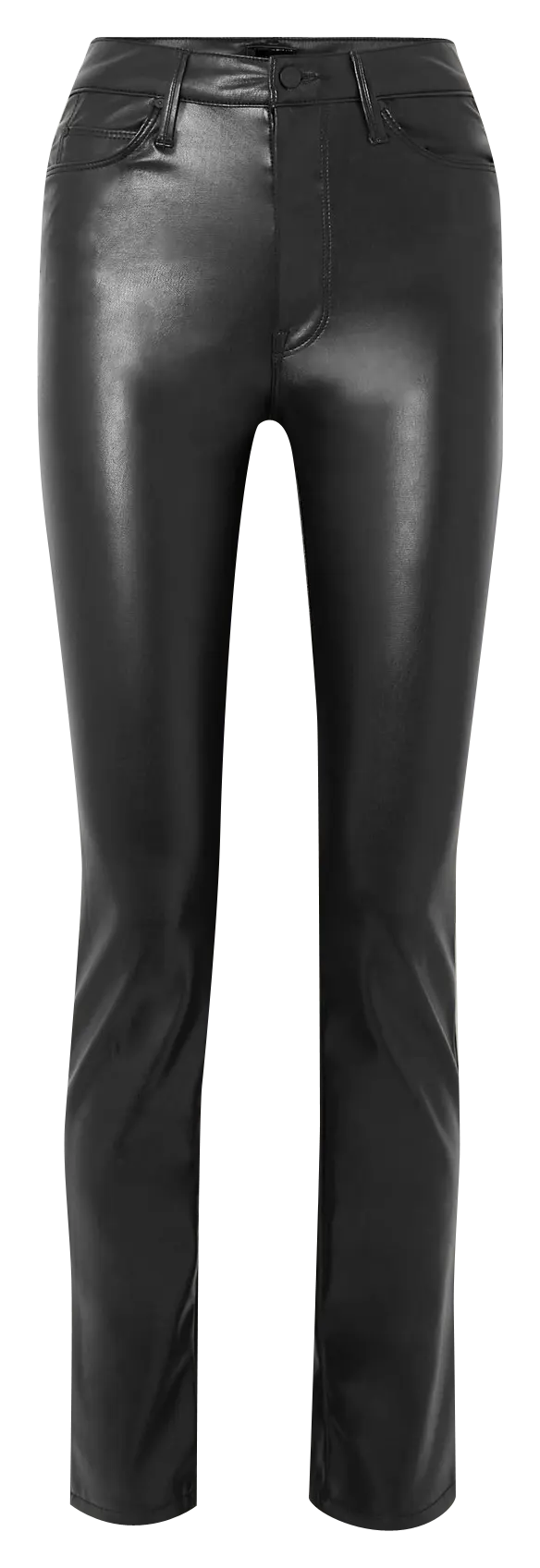 MOTHER Net Sustain The Dazzler Skimp Faux Leather Straight-leg Pants