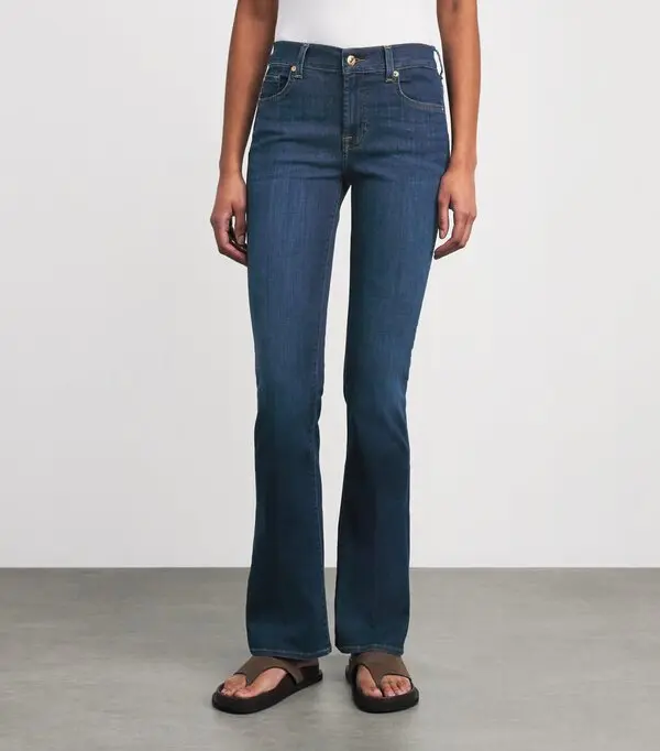 7 For All Mankind Bair Bootcut Jeans - Blue