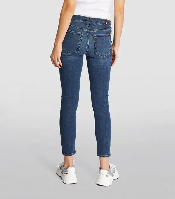 7 For All Mankind Bair High-rise Ankle Skinny Jeans