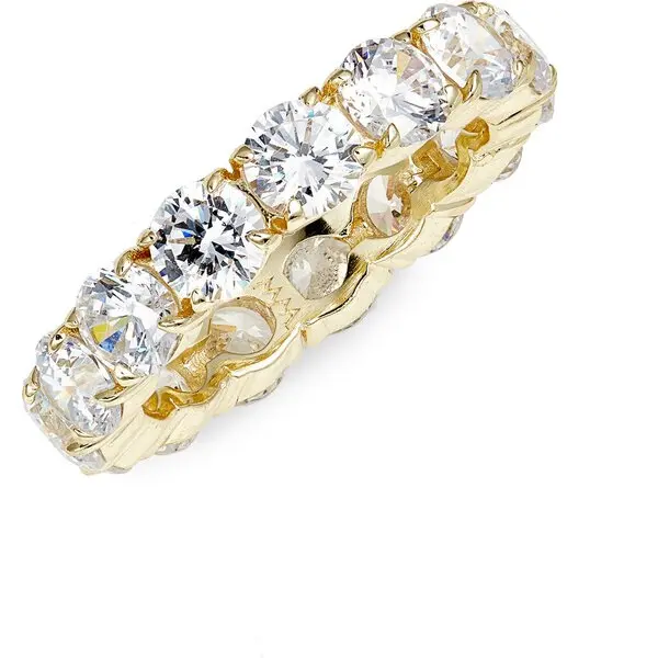Melinda Maria The Grand Heiress Eternity Ring - Gold White Diamondettes