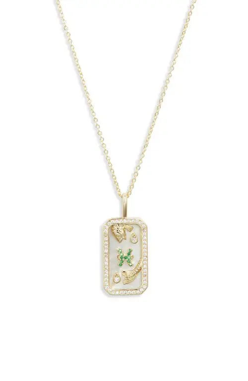 Melinda Maria Zodiac Pendant Necklace - Goldisces