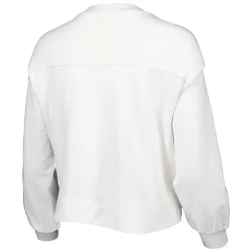 LUSSO Los Angeles Lakers Lola Ball And Chain Pullover Sweatshirt