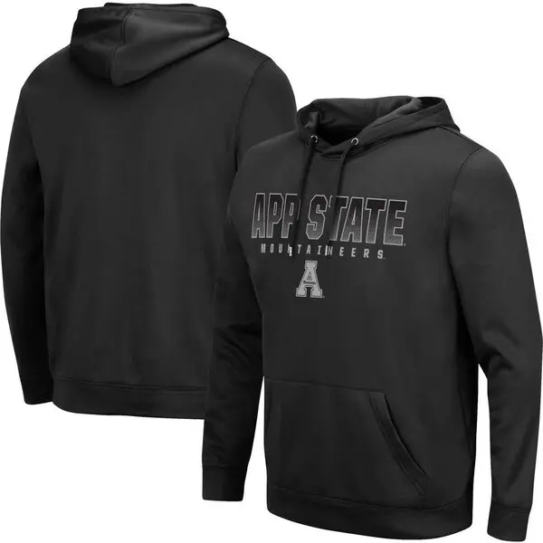 COLOSSEUM Appalachian State Mountaineers Blackout 3.0 Pullover Hoodie