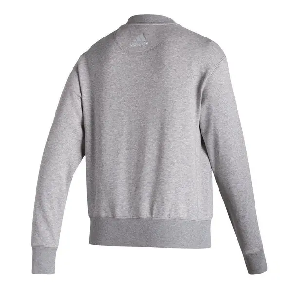 Adidas Heathered Gray Nebraska Huskers Vintage Circle Pullover Sweatshirt