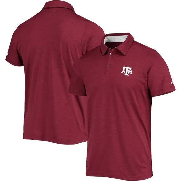 Columbia Texas A&m Aggies Tech Trail Omni-shade Polo
