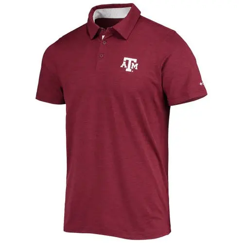 Columbia Texas A&m Aggies Tech Trail Omni-shade Polo