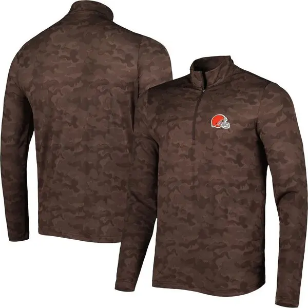 ANTIGUA Cleveland S Brigade Quarter-zip Sweatshirt
