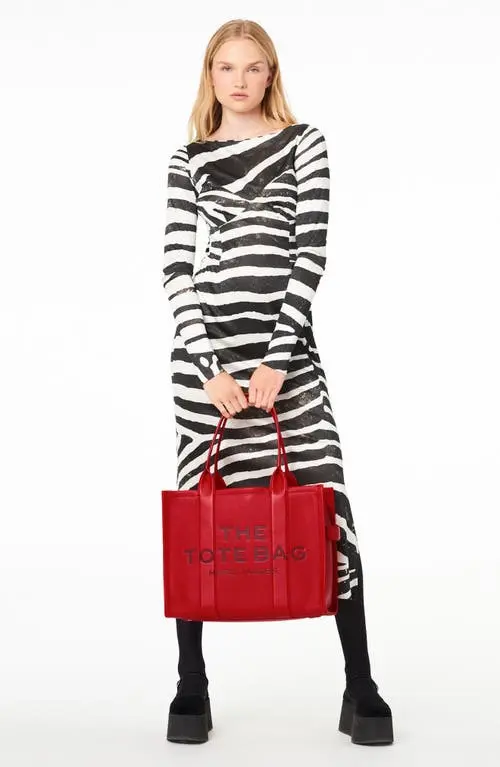 Marc Jacobs Leather Tote - True Red