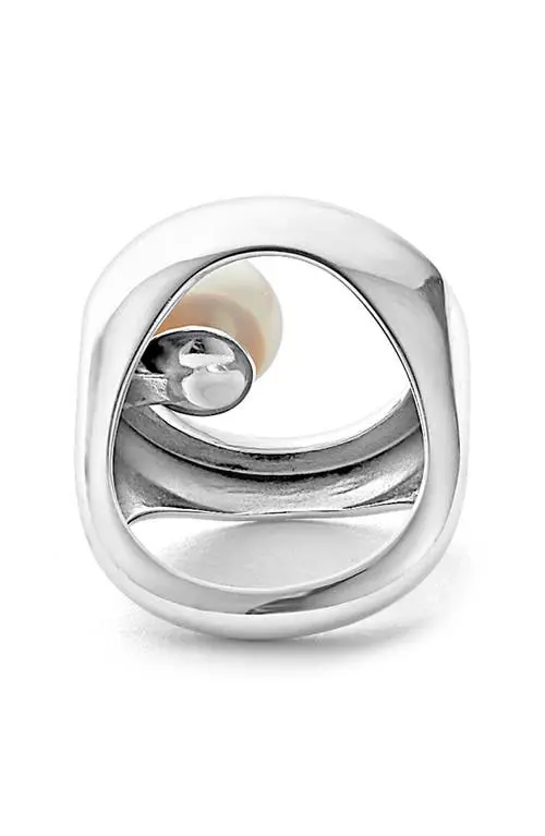 Lagos Pearl Circle Ring