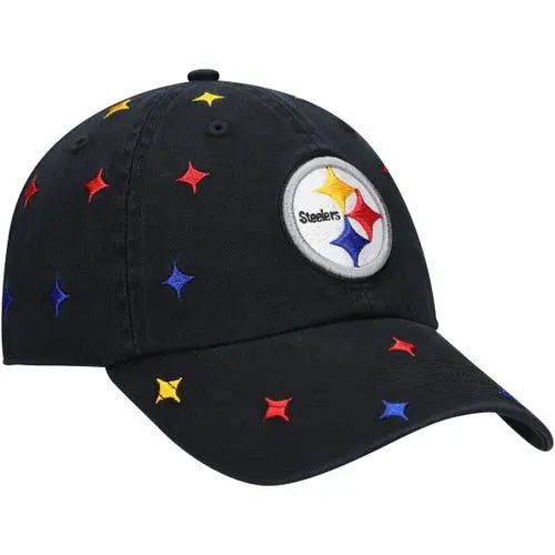 '47 Pittsburgh Steelers Multi Confetti Clean Up Adjustable Hat