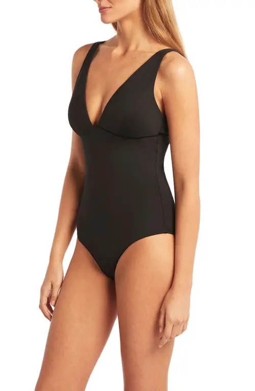SEA LEVEL Essentials Longline One-piece Swimsuit
