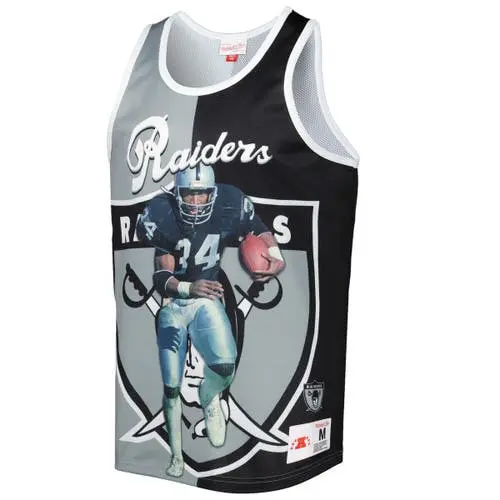 Mitchell & Ness Bo Jackson /silver Las Vegas Raiders Retired Player Graphic Tank Top